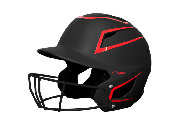 Arsenal Fastpitch Softball Batting Helmet- Two-Tone- Black – VROBI SPORTS